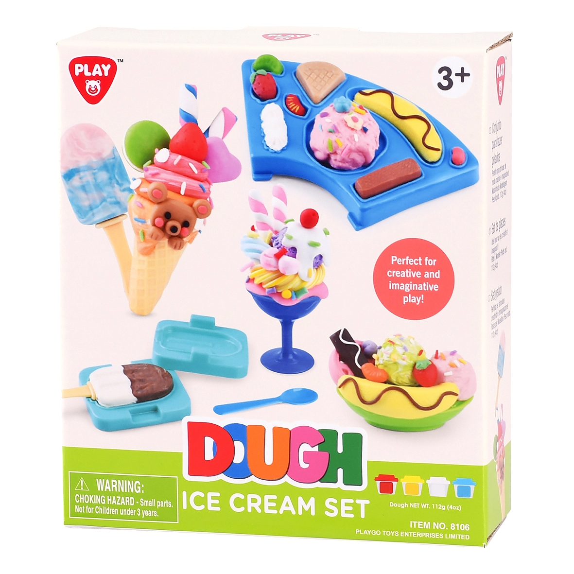 PLAYGO DOUGH ledų gaminimo plastelino rinkinys, 8106 | Modeliavimo ir ...