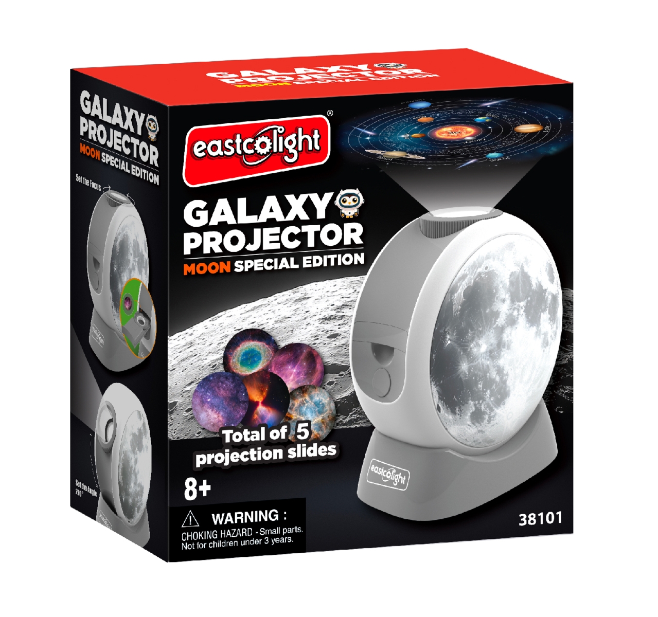 EASTCOLIGHT projektorius Galaxy Moon, 38101 | Naktinės lemputės